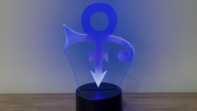 Watch 3D night light, prince symbol night light on Amazon Live
