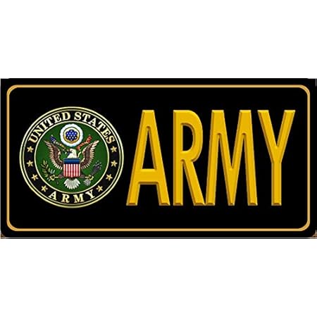 Amazon.com: U.S. Army Logo License Plate : Automotive