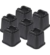 Amazon.com: Twakashic Bed Risers 4 Inch, Round Furniture Risers Lifts ...