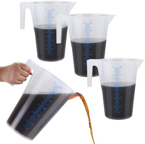 Amazon.com: TCP Global 5 Liter (5000ml) Gallon Plastic Graduated ...