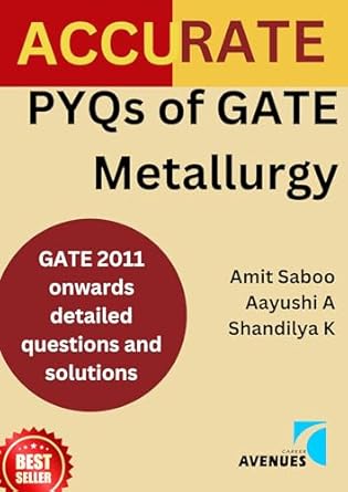 Buy PYQ of GATE Metallurgical Engineering Book Online at Low Prices in ...