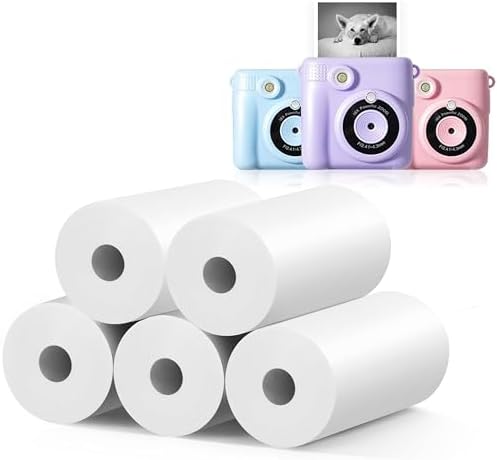 Amazon.com : 5 Rolls MIARALA Instant Print Kids Camera Paper Roll ...