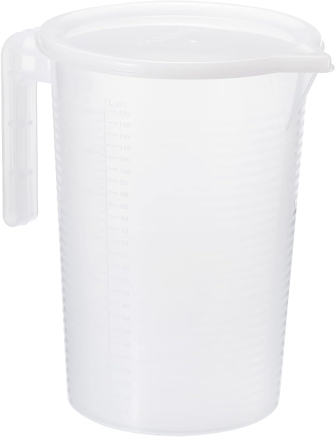 Amazon.com: PATIKIL Graduated Beaker, 3500ml PP Plastic Liquid Measuring Cup Double Sided ...