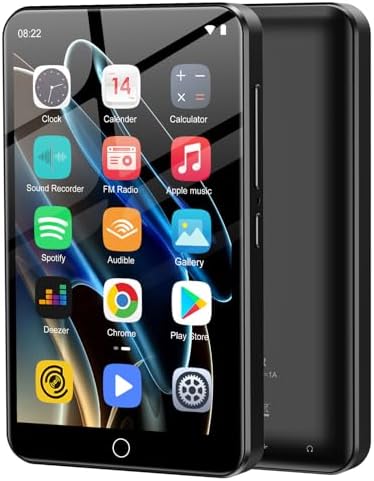 80GB MP3 MP4-Player mit Bluetooth und WLAN, 4 Zoll Touchscreen, mit ...