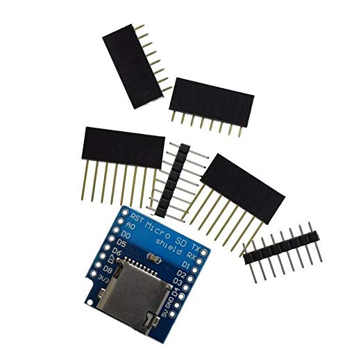 RANDWICK 5X(Micro-SD Card Shield Mini TF ESP8266 Compatible SD Wireless ...