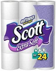 Amazon.com: Scott Extra Soft Bath Tissue, Double Roll, 12 pk : Health ...