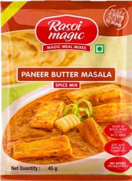 Rasoi Magic Paneer Butter Masala 45g Unique : Amazon.in: Grocery ...