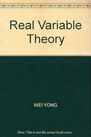 Real Variable Theory: WEI YONG: 9787811046960: Books - Amazon.ca
