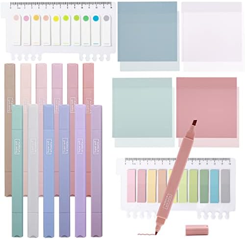 Amazon.com : ANDIFY 12 Pcs Bible Highlighters No Bleed Dual Tips, 600 ...