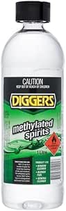 Diggers Methylated Spirits 1 litre : Amazon.com.au: Health, Household ...