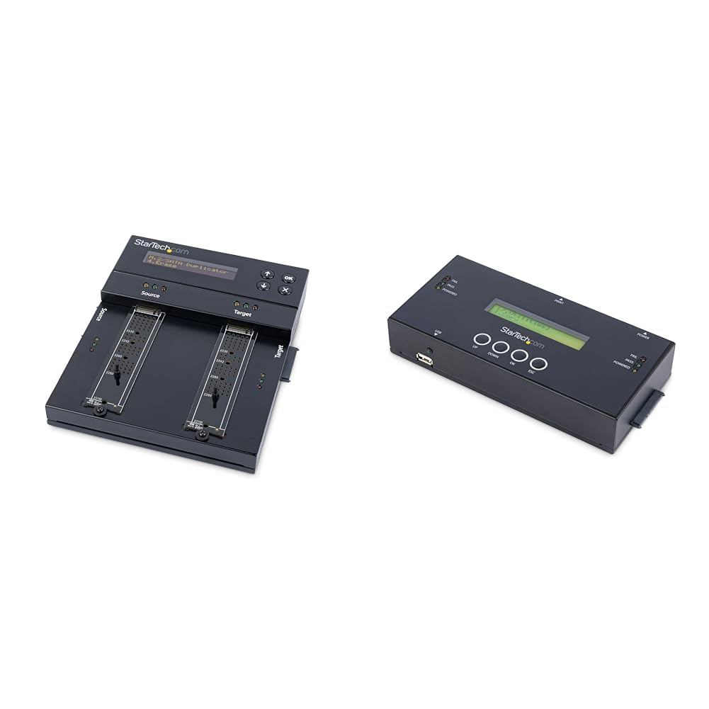 Amazon.com: StarTech.com Standalone Dual Bay M.2 SATA/NVMe Duplicator ...