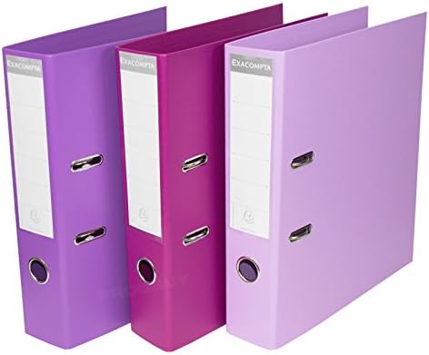 [Pack of 3] Purple Shades A4 Lever Arch Files 70mm Paper Storage ...