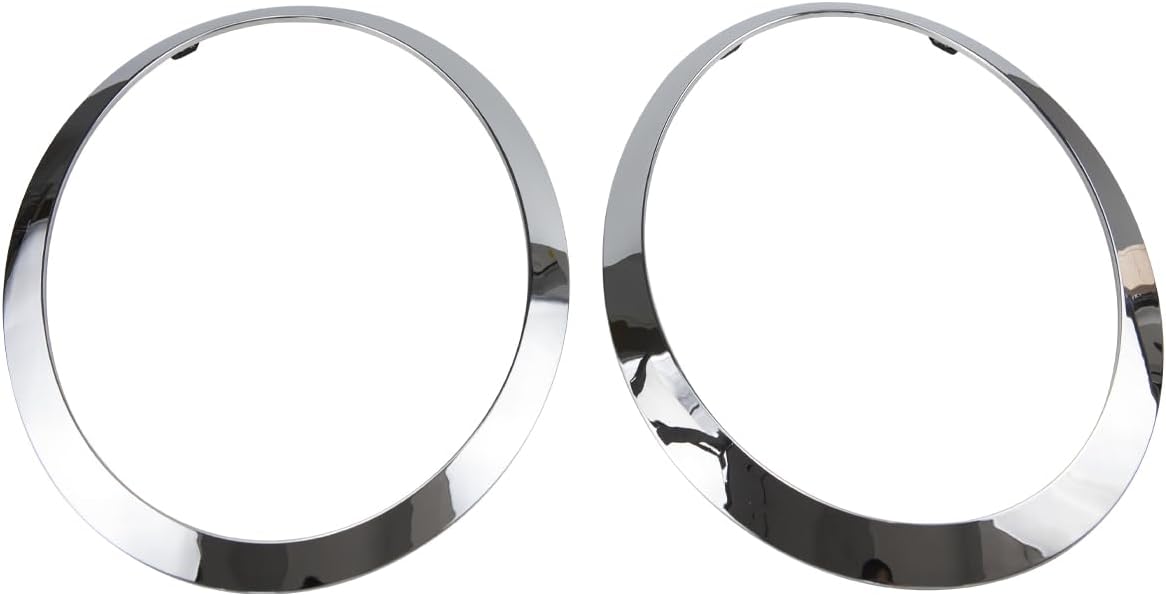 Amazon.com: Left & Right Headlight Trim Head Lamp Ring Compatible with ...
