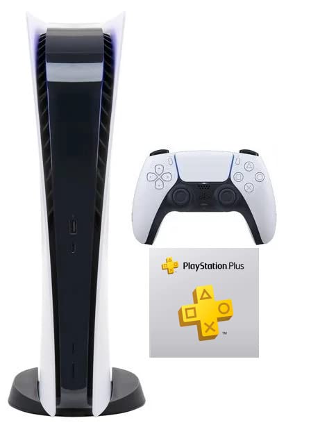 Amazon.com: Playstation 5 PS5 Digital Console System (Disc Free) - 4K ...