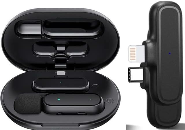 Z60 Digital Mini Portable Wireless Microphone Recording Clip Mic with ...