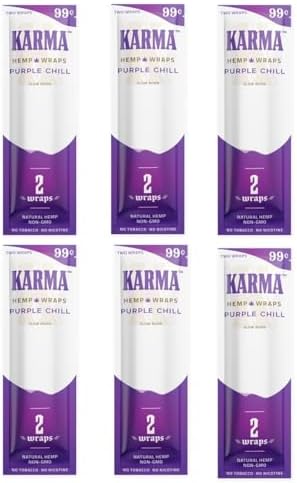 Amazon.com: Karma Wraps - Purple - Non GMO - 2 Wraps Per Pack, 6 Pack ...
