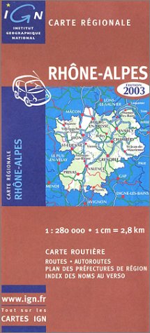 Carte routière : Rhône-Alpes: unknown author: 3282110042225: Amazon.com ...