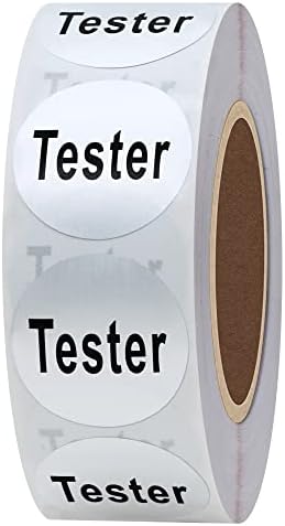 Amazon.com : Hybsk Clear Cosmetic Tester Labels 20mm Round Total 500 ...