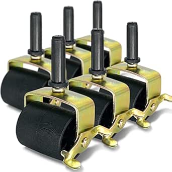 6PCS Bed Casters,Bed Frame Wheels,Bed Frame Rollers,Heavy Duty Locking ...