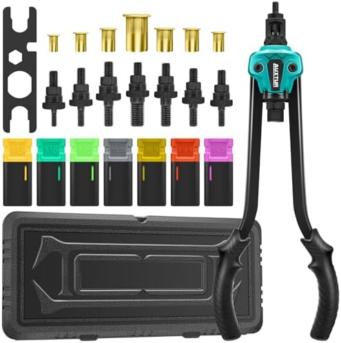 Amazon.com: VEVOR Rivet Nut Tool, 16 inch Rivnut Tool Kit with 13PCS ...