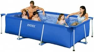 Amazon.com: Intex Small Frame Family Pool 2.2m x 1.5m x 60cm : Patio ...