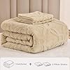 Amazon.com: PHF 3 Pieces Sherpa Fleece Comforter Set King Size, Super ...
