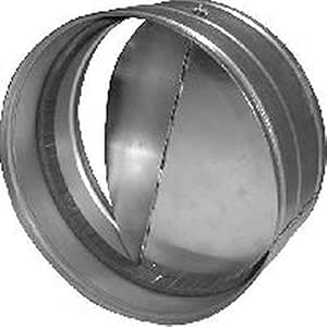 Metal in-Line Backdraught Shutter 150mm : Amazon.co.uk: DIY & Tools