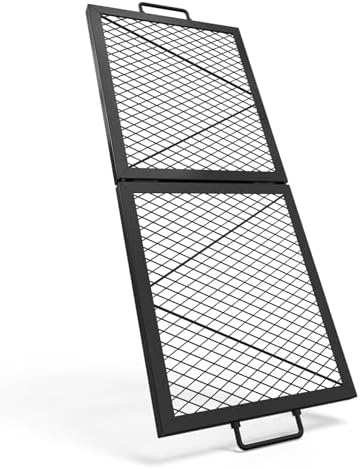 Amazon.com : Onlyfire Foldable X-Marks Fire Pit Cooking Grate, Portable ...