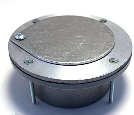 Revonobi 4" Garage Door Exhaust Port for 2" Thick Doors - Silver ...