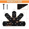 Amazon.com: 2PCS Gable Plate, 16.5"x11" Gable Bracket Pergola Truss ...