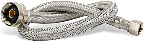 Amazon.com: 6 Inch Toilet Water Supply Line, Biveah Braided Stainless ...