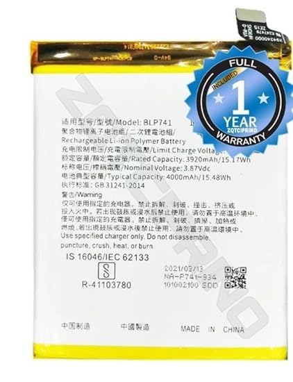 ZQTCIPRINO® Original BLP741 Battery for Realme XT/X2 RMX1921 RMX1992 ...
