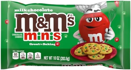 Amazon.com: M&M'S Minis Milk Chocolate Red & Green Christmas Candy ...