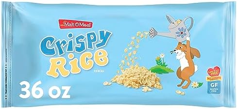 Amazon.com : Malt-O-Meal Crispy Rice Gluten Free Breakfast Cereal ...