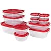 Amazon.com: Rubbermaid EasyStore Rectangle and Square Containers, 22 ...