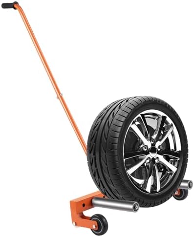 biosp Heavy Duty Adjustable Wheel Dolly, 440 LBS Load Capacity Alloy ...