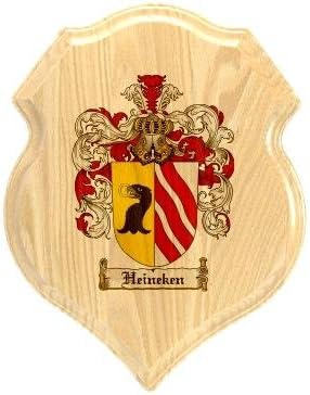 Amazon.com: Heineken Coat of Arms Plaque / Family Crest Plaque : Home ...