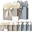 BBLIKE Medium Gift Bags for Present - 2 Pcs Birthday Gift Bag with 4 ...