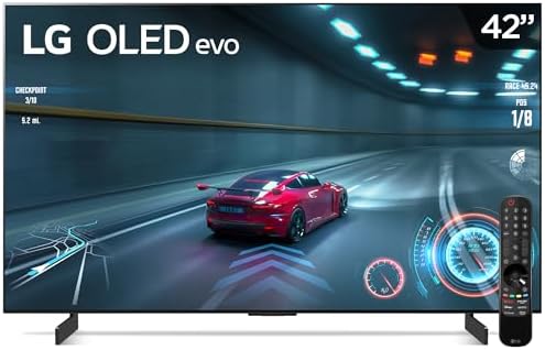 LG Pantalla OLED EVO 42" 4K Smart TV con ThinQ AI OLED42C3PSA : Amazon ...