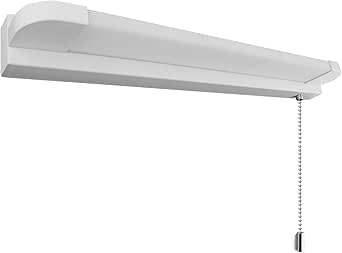 Luxvista 7W LED Bathroom Mirror Light with Pull Cord, IP44 Waterproof ...