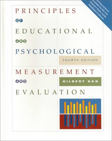 Principles of Educational and Psychological Measurement and Evaluation ...