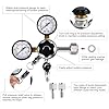Amazon.com: CGA-320 Kegerator Regulator, Dual Gauge Co2 Regulator for ...