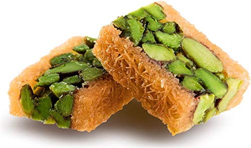Amazon.com: Pistachio Balourieh Baklava Pastry (Baklawa) Red| 40 Pieces ...