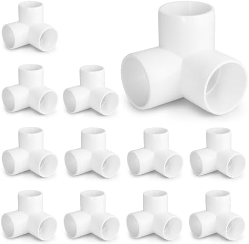 Amazon.com: Zernmiarder 3 Way PVC Pipe Fittings 1-1/2 Inch, PVC Elbow ...