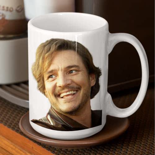 Amazon.com: Switzer Kreations Pedro Pascal Mug, Nicolas Cage Mug, The ...