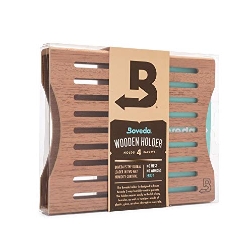 Boveda for Cigars | Wood Boveda Holder for Humidor | For Use With Four ...
