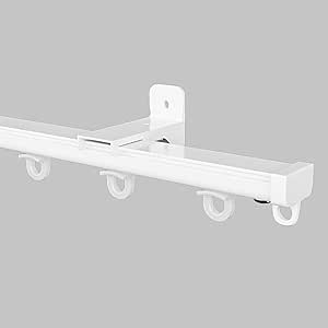 Amazon.com: Ultra Thin Ceiling Curtain Track for Space 1m - 6m, Wall ...
