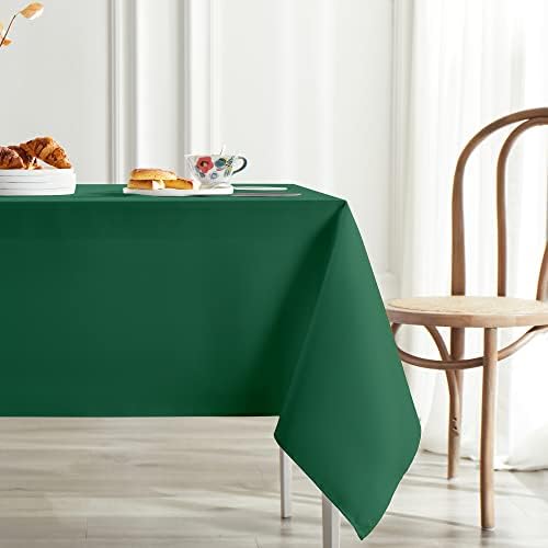Amazon.com: Kelly Green Tablecloth Table Rectangle Cover 108x58" Party ...