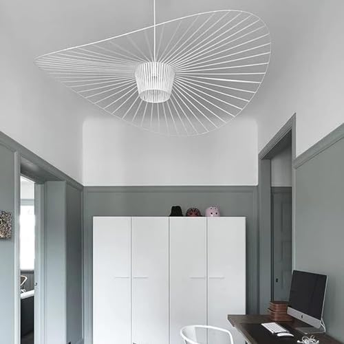 GLZXMQBP Lustre Vertigo Suspension Blanc 80 cm, Lampe Vintage ...