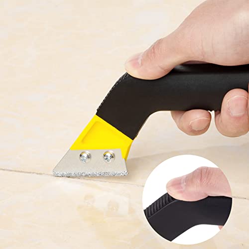 Hand Tile Grout Removal Tool, 2 Grout Scraper Tiles with 5 Blades ...